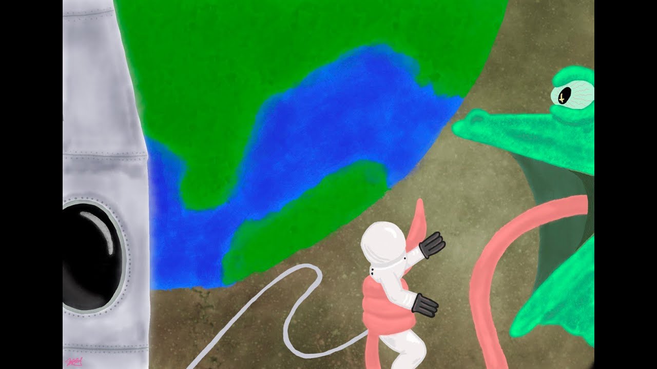 Space Frog Time-Lapse Video [Digital Art] - YouTube