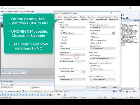 WinCC v7.4 Step By Step #7: Create Main Screen - YouTube