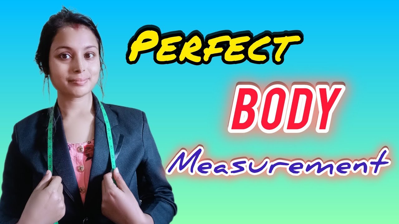 How to take body measurements with inch tape|| Perfect body measurement ...