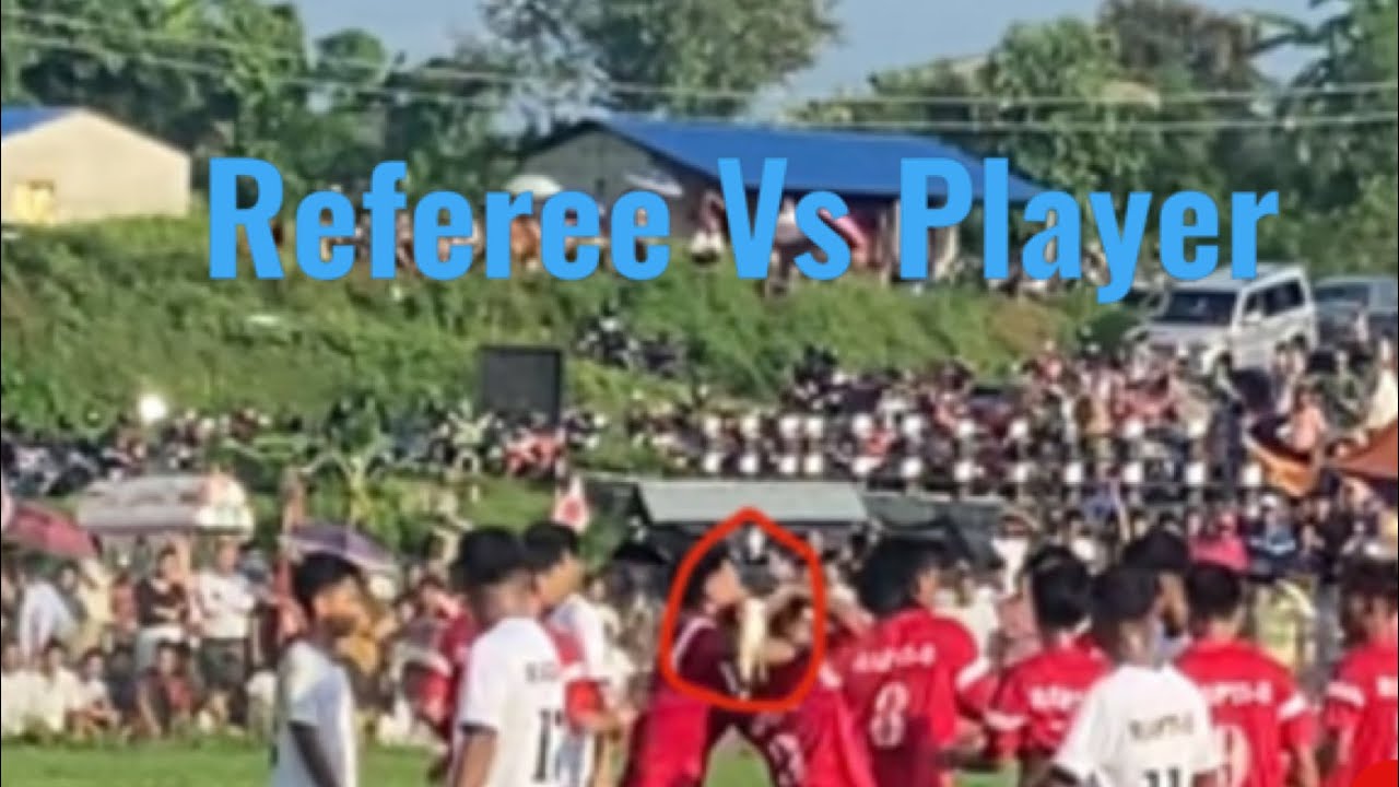 Referee ra player bich jhadap(final match Rapti-9 Vs Rapti-8) - YouTube