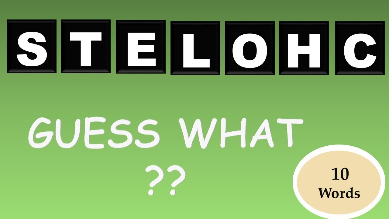 Scrambled Word Game - Guess the Word (7 Letter Words) | - YouTube