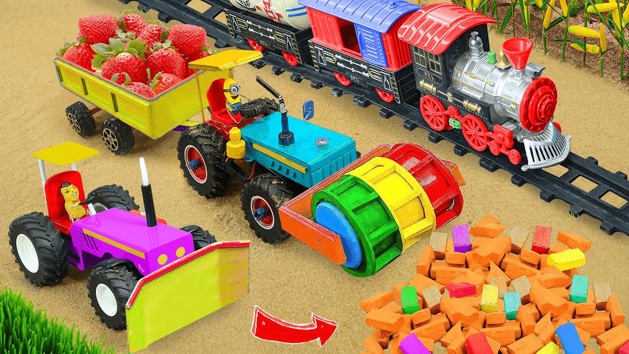 DIY tractor making mini Sand screening machine | Best idea mini ...