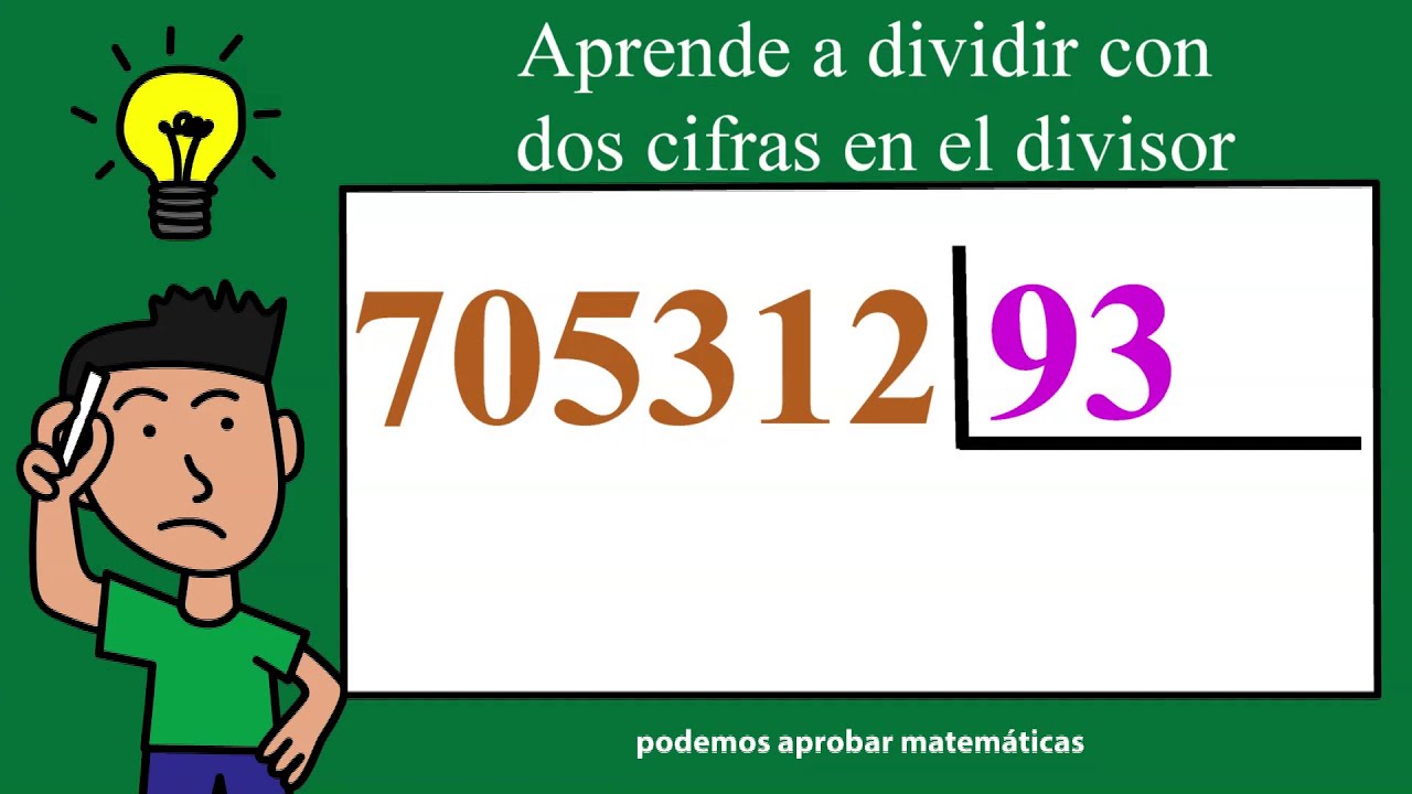 APRENDE a Dividir por dos cifras - YouTube