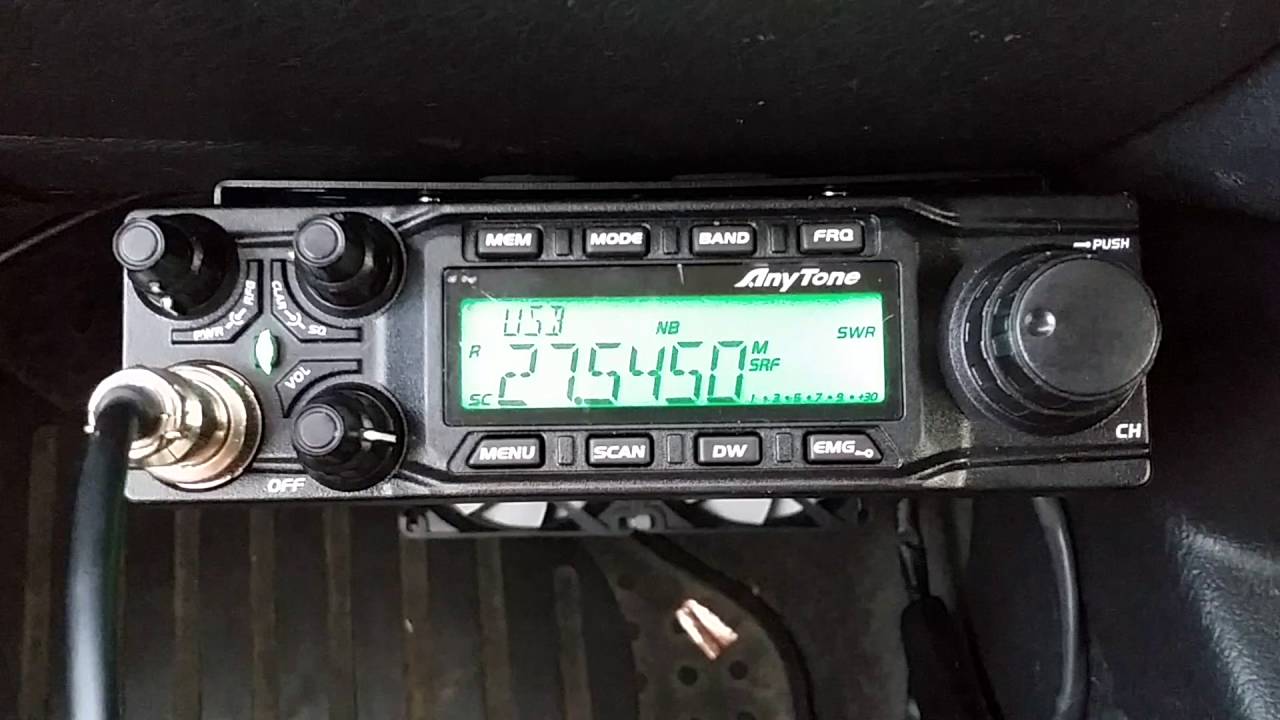 Anytone AT 6666 banging into Germany - YouTube