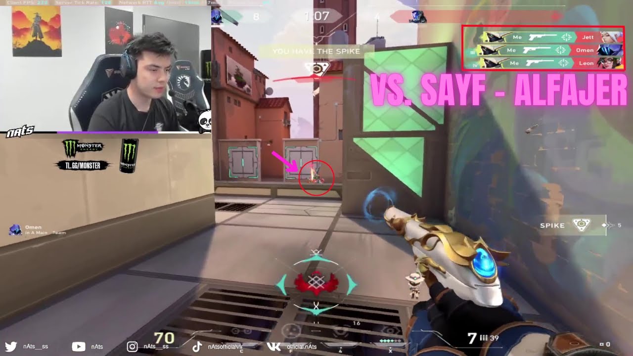 NATS shows why he is still the BEST in valorant | vs TL sayf and FNC ...