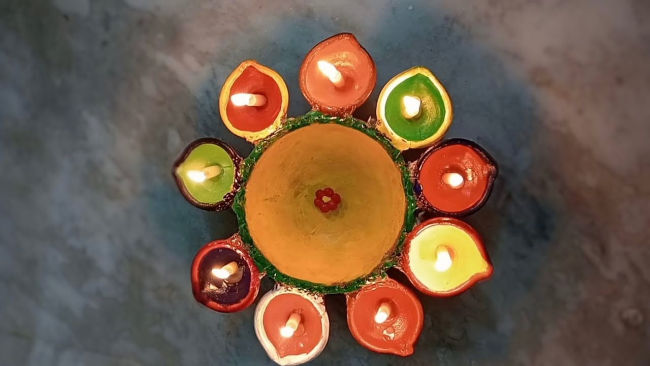 A Unique Diya Making ll🪔🪔 ll How to make a Diya 🪔🪔. - YouTube
