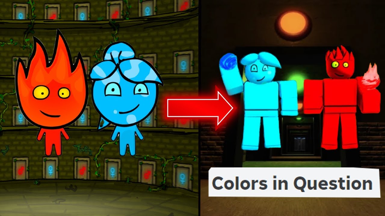 Fireboy And Watergirl But In ROBLOX.. - YouTube