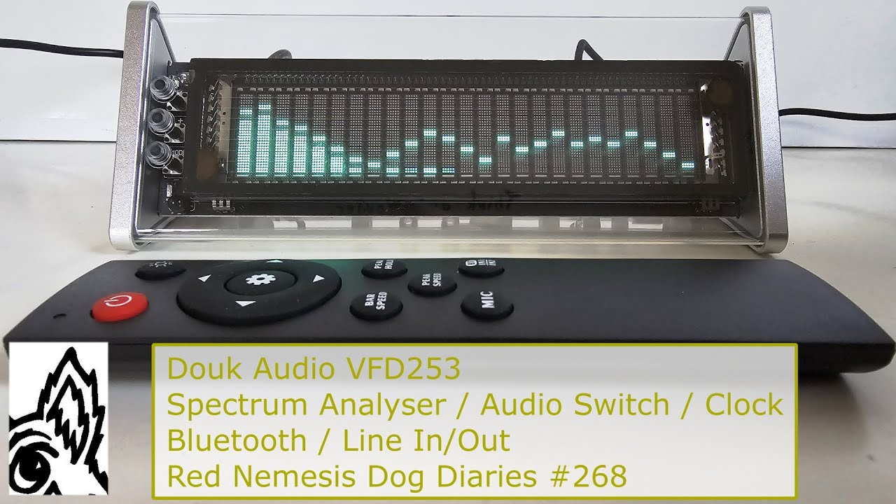 Douk Audio VFD253 / Spectrum Analyser / Audio Switch / Clock ...