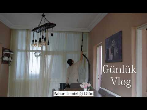 Dip Köşe Bahar Temizliği l Perde, Cam, Duvar Temizliğiyle Başladım,Kalorifer Borusunu Güzelleştirdim