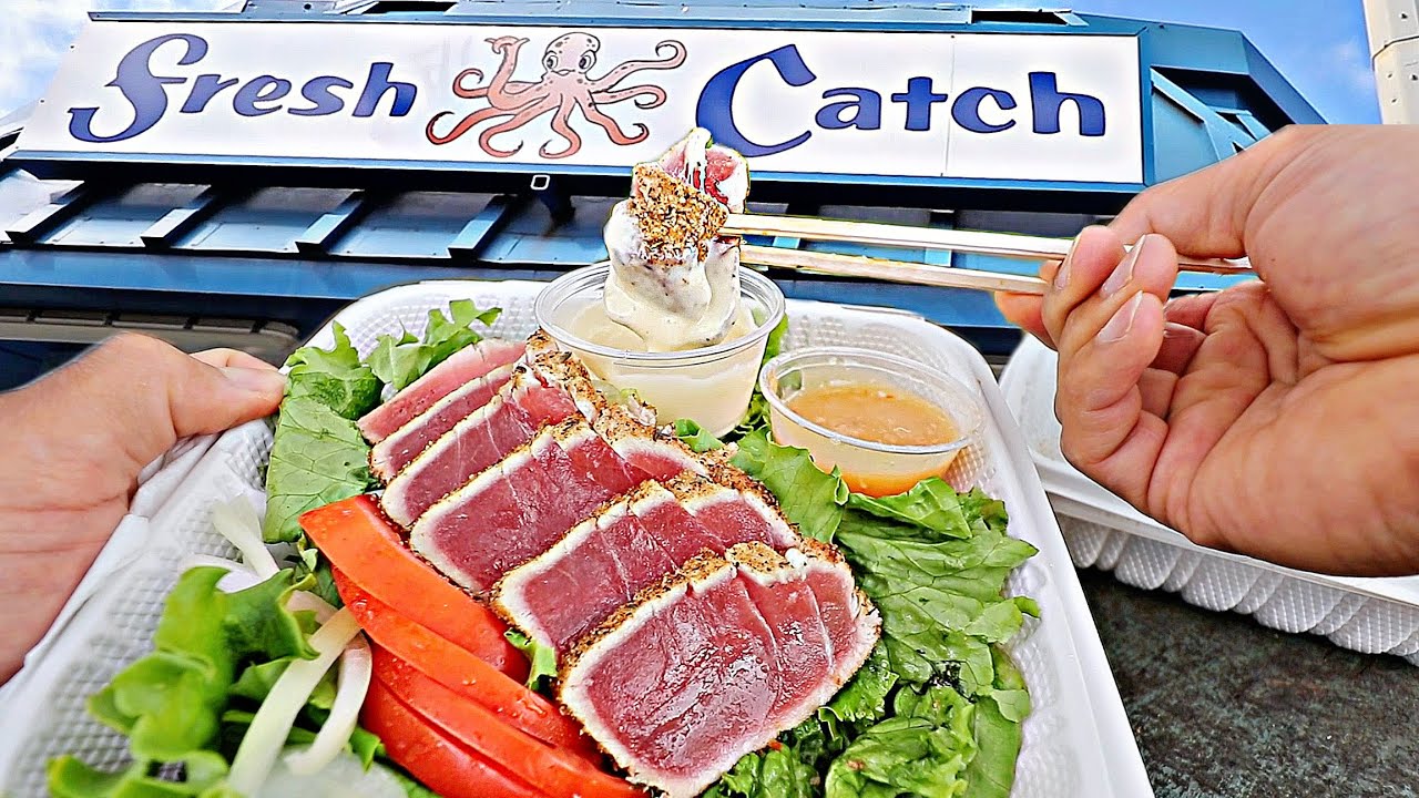 Fresh Catch Food Review - Oahu Best Food - YouTube