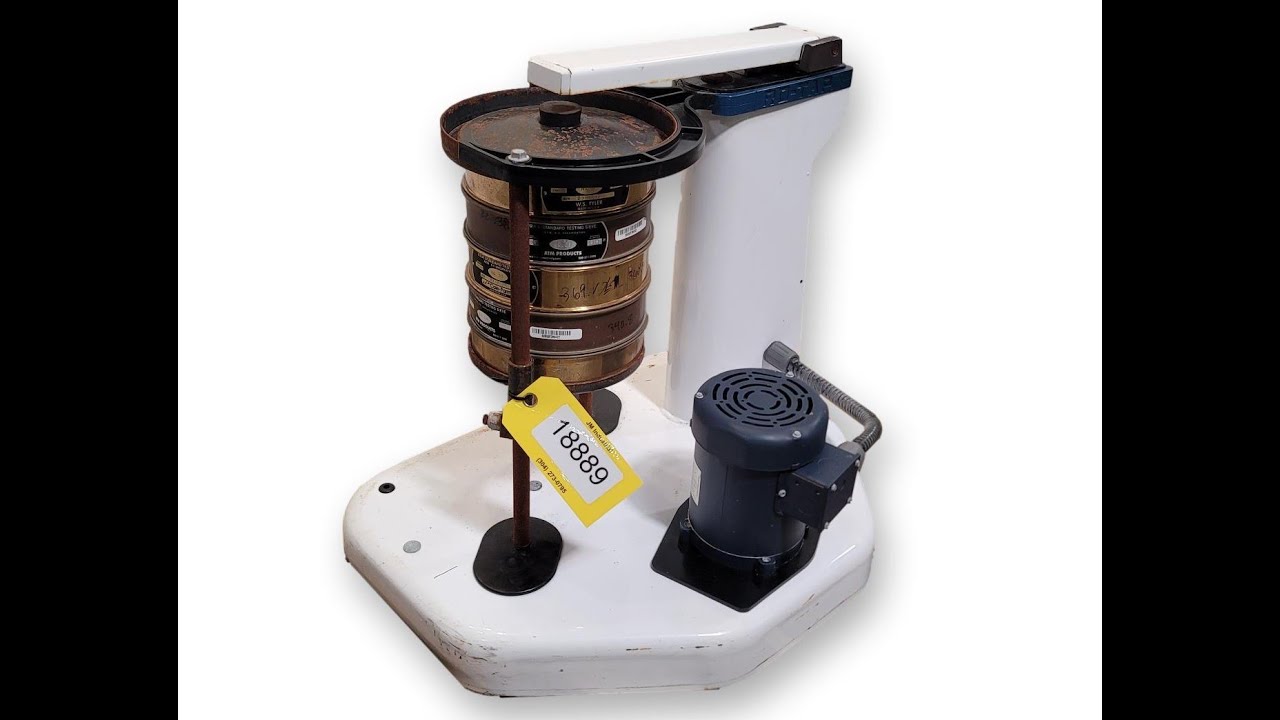 Used W.S. Tyler Rotap Classifier Lab Screener Sifter model RX-29 - YouTube