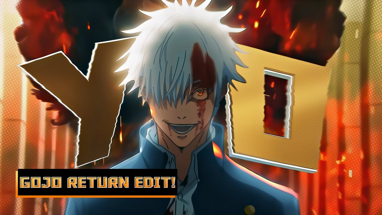 Gojo is back !?🤯 - 'JJK261'「Edit/AMV] 4k RM! - YouTube