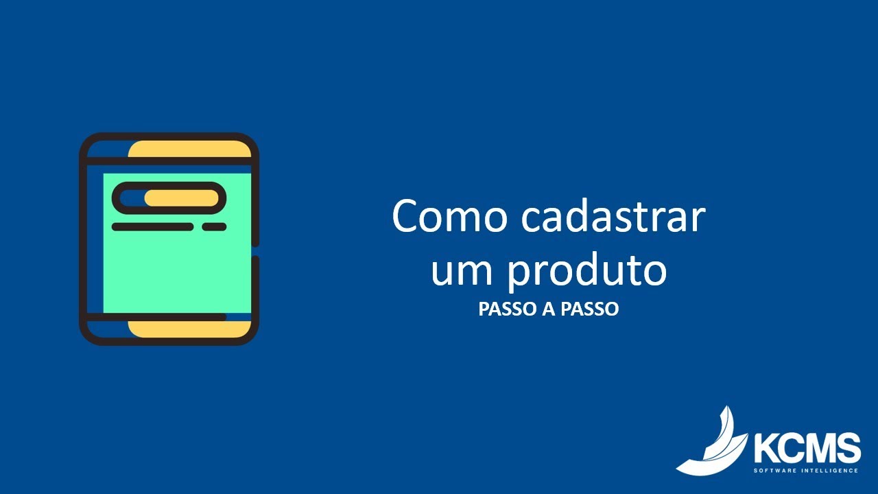 Como cadastrar um produto - Primeiros Passos. - YouTube