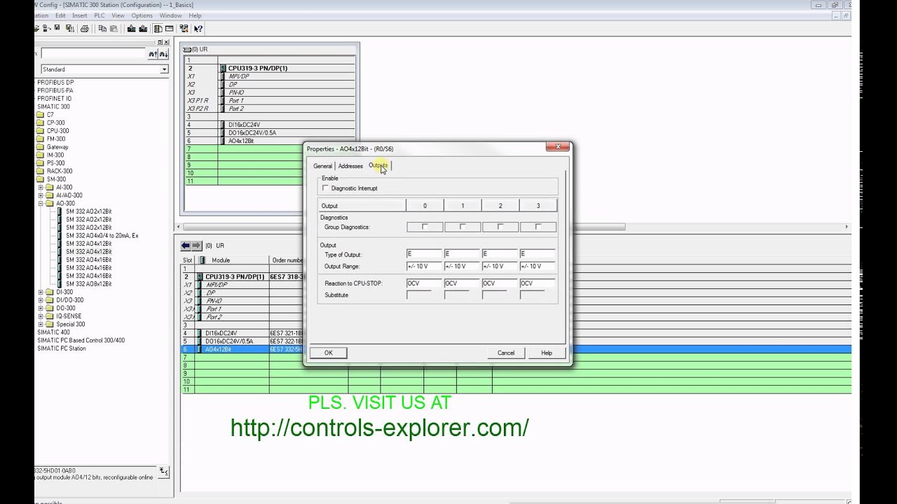 Siemens Simatic S7 PLC Hardware Configuration - YouTube