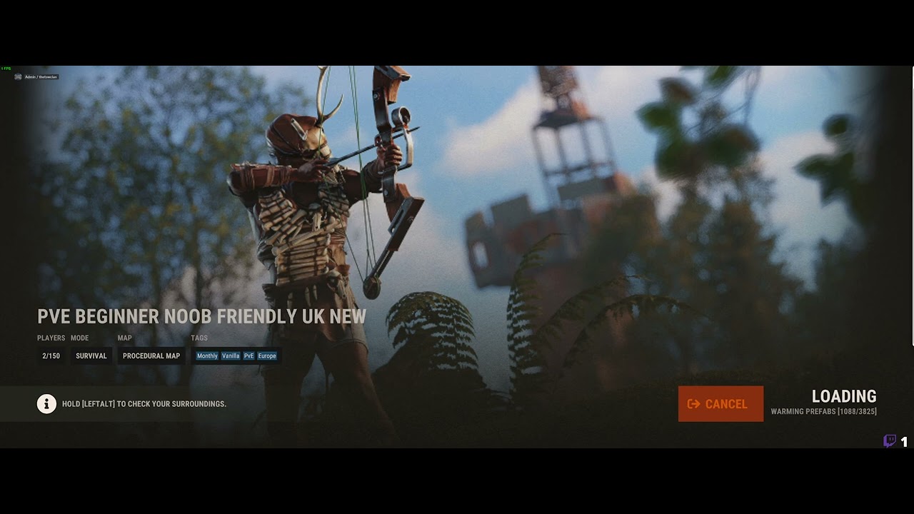 TWITCH DROPS enabled Admin/server owner playing rust - YouTube