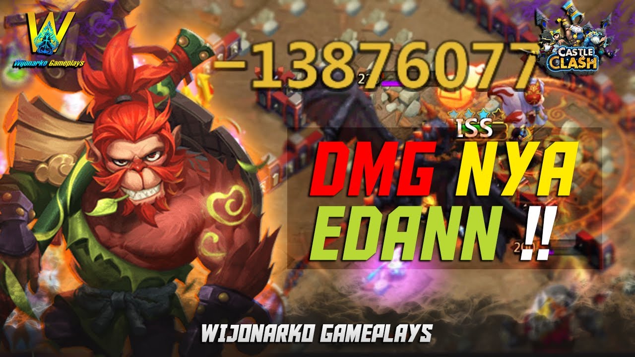 MONYET GENDHENG, DMG NYA EDANNN 🙊🙊 !! || Castle Clash Indonesia - YouTube