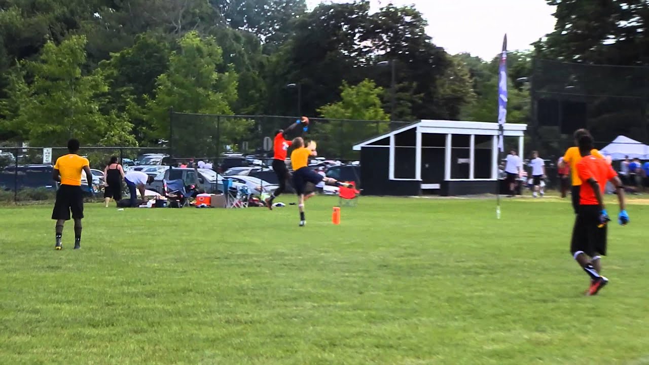 Overlea/Kent football TD Ravens 7-on-7 Purple bracket 3rd place game 6 ...