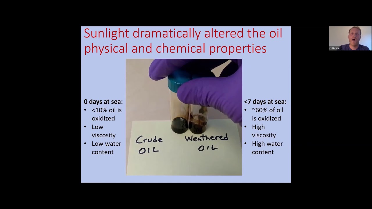 How does oil break down and evolve with exposure to sunlight? – Collin ...