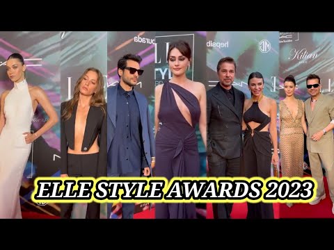 #turkishcelebrities at the ELLE Style awards 2023 #afrasaraçoğlu #mertramazandemir