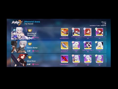 EX MA - Kasumi (733) HoF(SS)/HB(SS)/BR(S) with Fuxi Elf [Hi3] - YouTube