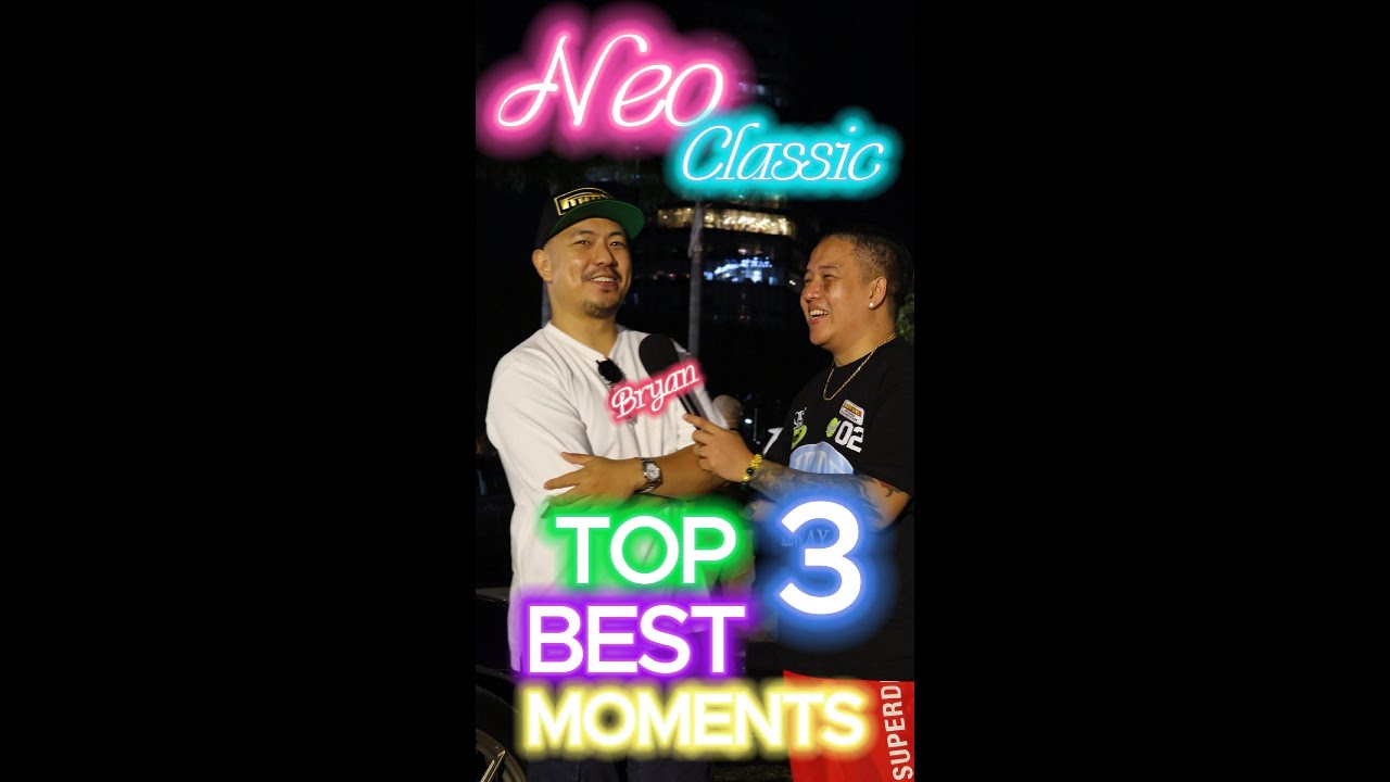 Bryan Revilla top 3 best moments during the last neo classic auto show ...