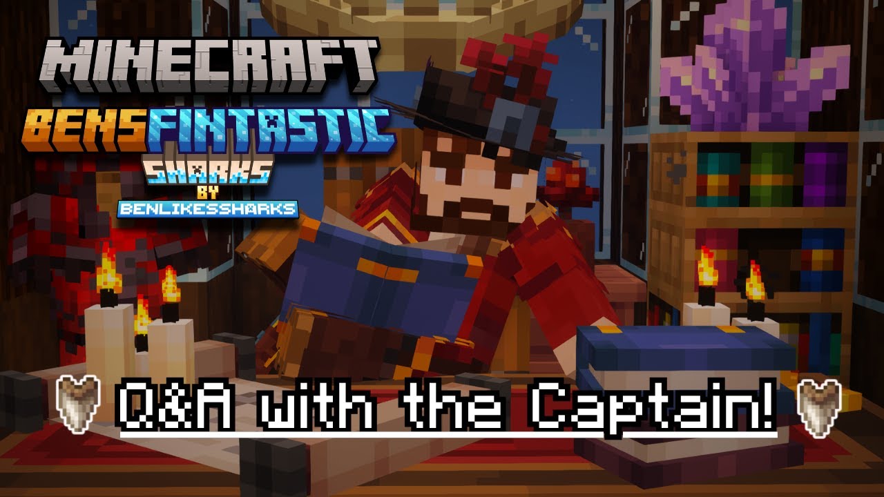 Q&A with the Captain | Ben's Fintastic Sharks Minecraft Mod - YouTube