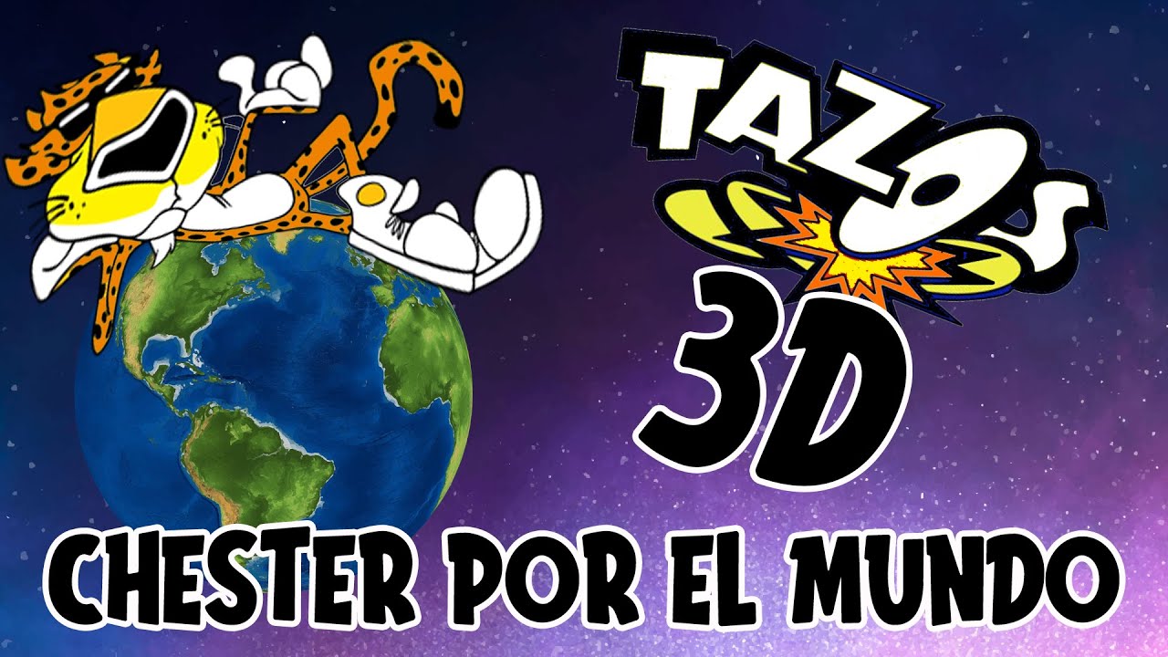 TAZOS 3D CHESTER POR EL MUNDO#tazos #pepsico #coleccionismo - YouTube
