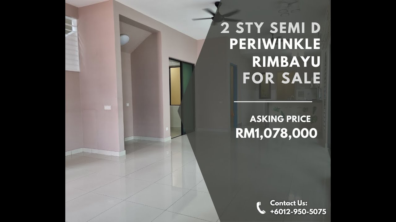 (Sale) - Periwinkle @ Rimbayu, 2 Sty Cluster Semi D, 4 Bedrooms 5 ...