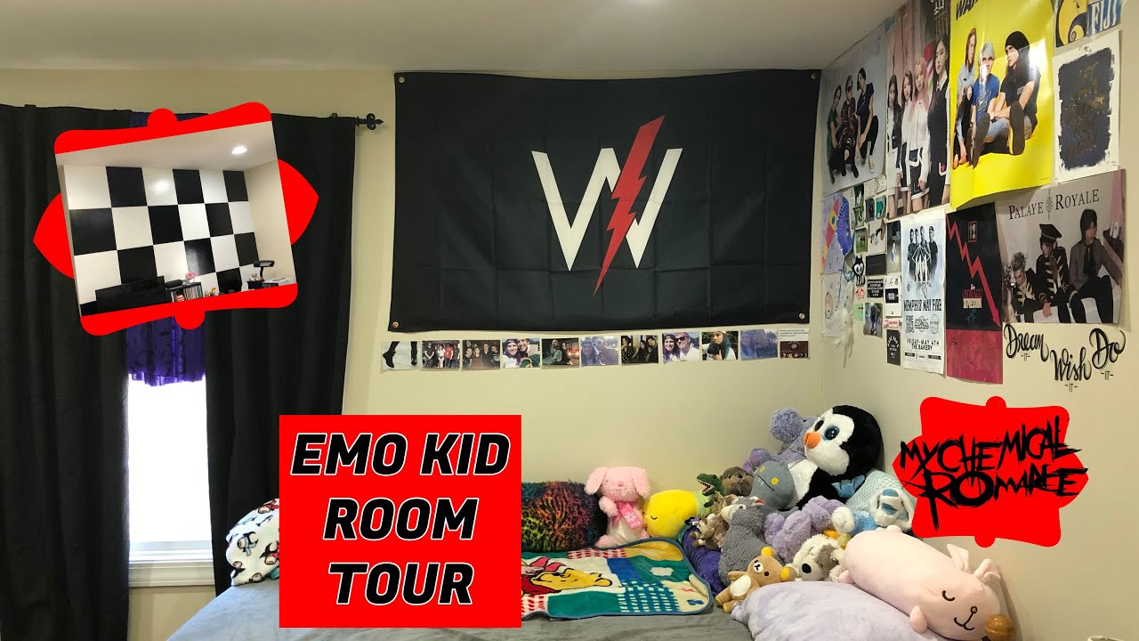 EMO KID ROOM TOUR 2020 | EPIC TEEN ROOMS - YouTube