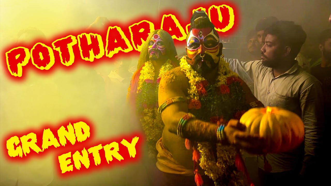 Potharaju Grand Mass Entry at Secunderabad | Secunderabad Bonalu 2022 ...