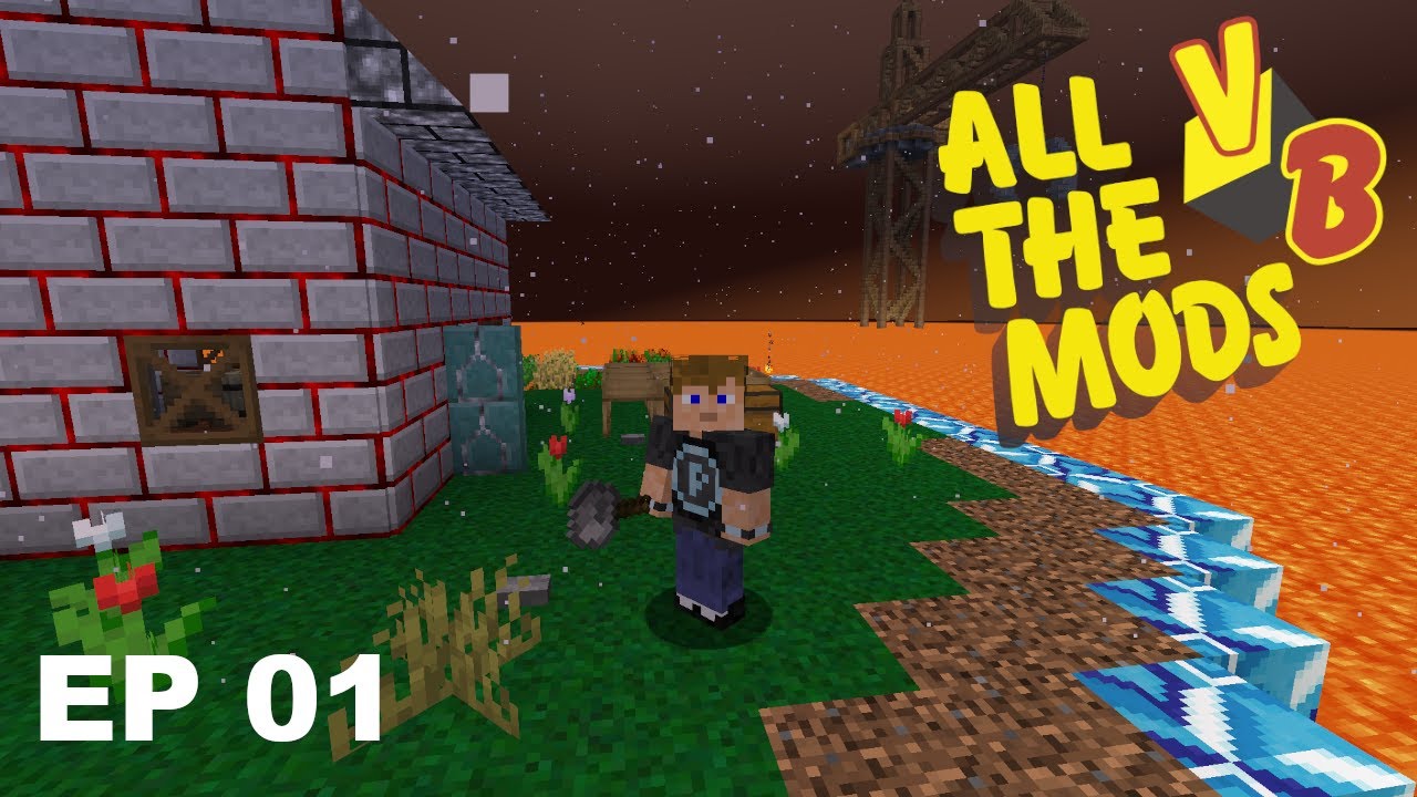 ATM Volcano Block SMP Ep. 01 Multiplayer From The Get Go! - YouTube