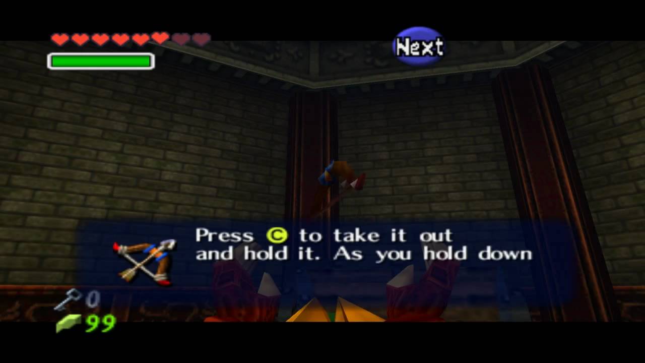 Zelda Ocarina of Time Part 27 The Fairy Bow v1 - YouTube