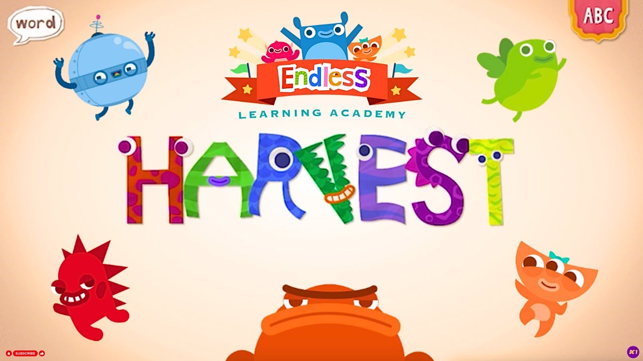 🌽 Explore the "HARVEST" with Endless Alphabet | ABC Learning for Kids 🍎 ...