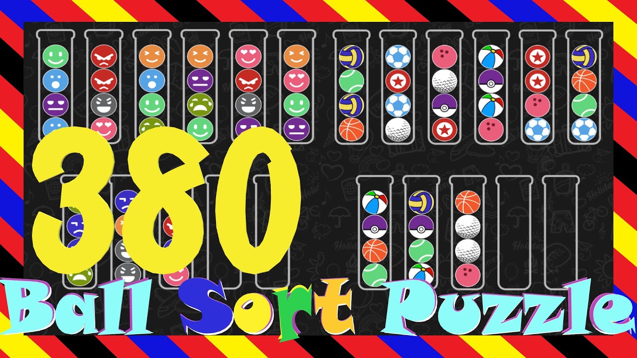 Ball Sort Puzzle Level 380 🎯No Extra Tubes😂Game Walkthrough😘 - YouTube