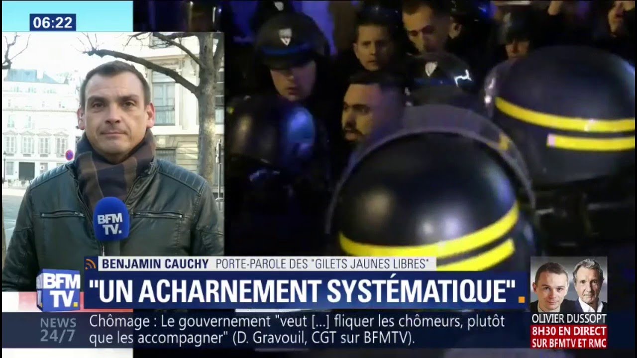 Interpellation d'Éric Drouet: Benjamin Cauchy dénonce "un acharnement ...