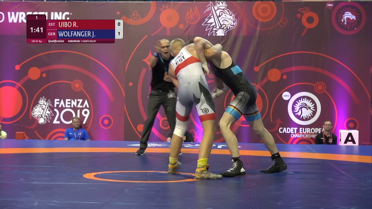 Qual. GR - 65 kg: R. UIBO (EST) v. J. WOLFANGER (GER) - YouTube