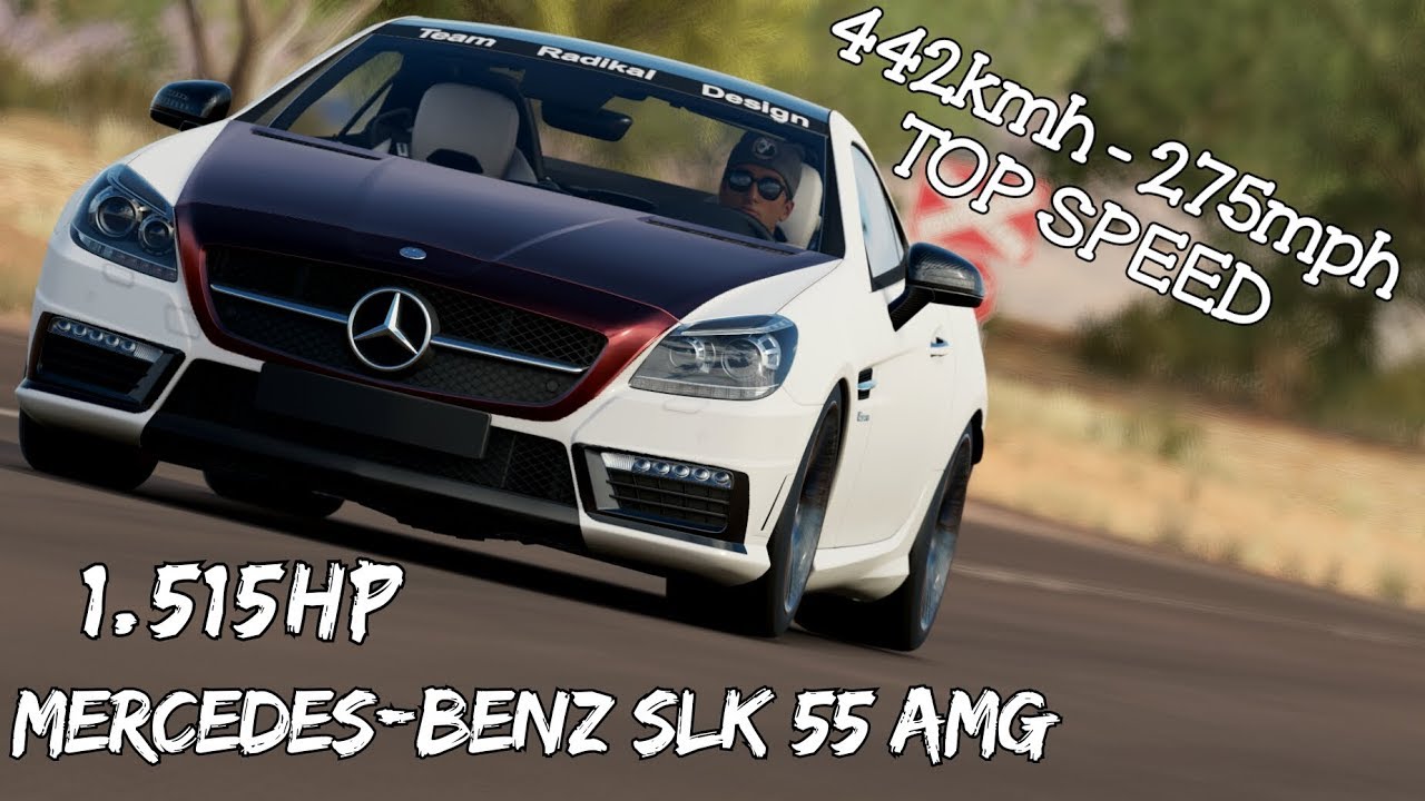 Mercedes-Benz SLK 55 AMG | 442kmh 275mph Setup and build | #036 | Forza ...