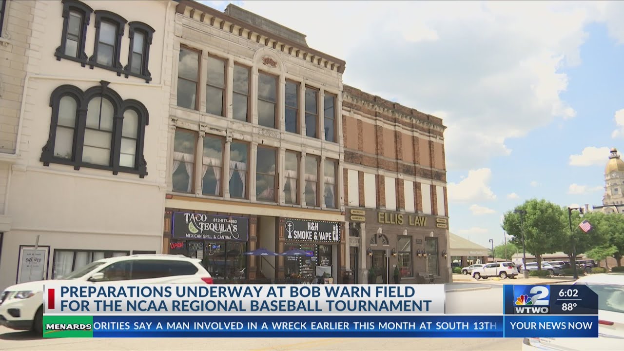 Preparation underway at Bob Warn Field For the NCAA Regional Baseball ...