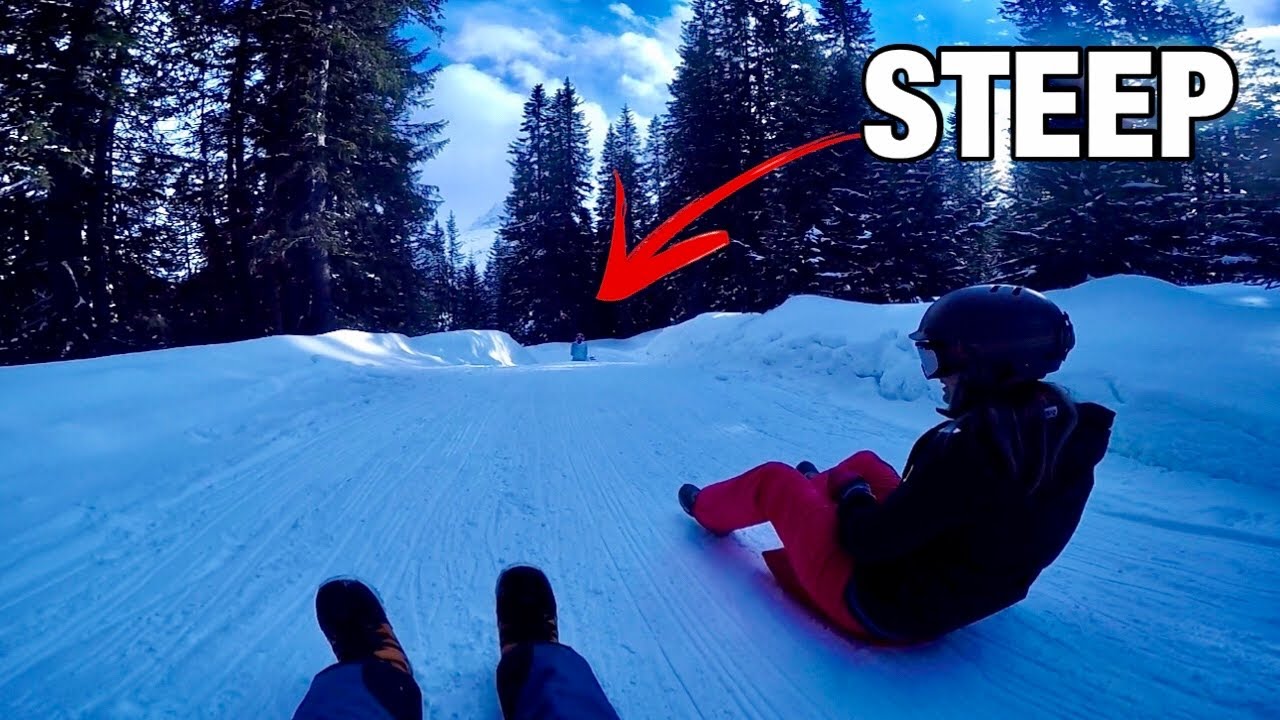 I TRIED the TOBOGGAN SLEDGING RUN at LECH AM ARLBERG in AUSTRIA — GoPro ...