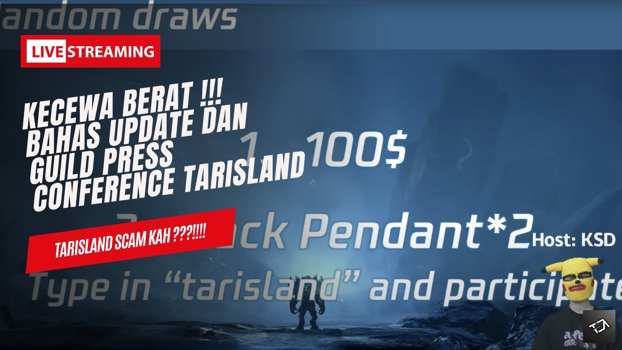 🔴 LIVE - BENERAN NIH GUILD PRESS CONFERENCE TARISLAND KEK GINI ...