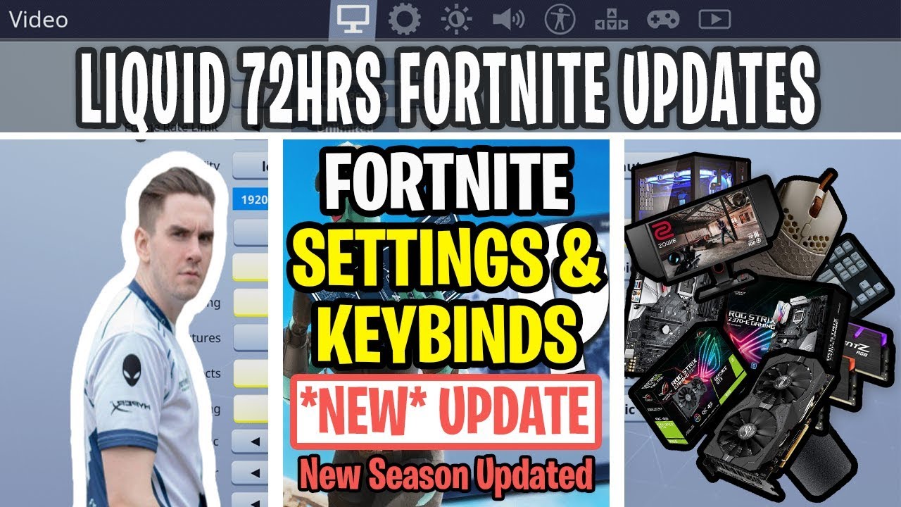 Liquid 72hrs Fortnite Chapter 2 Settings, Keybinds, Sensitivity, Gear ...