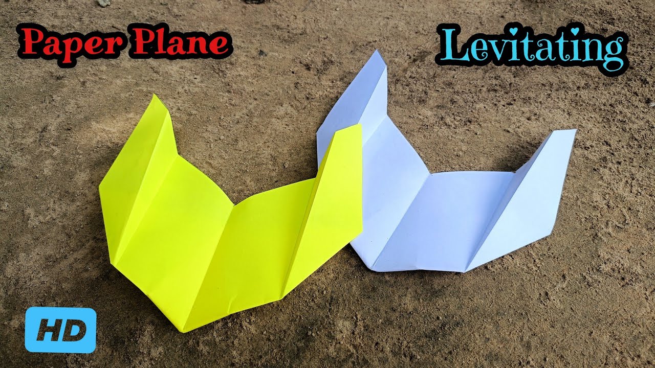 Best Flying Levitating Paper Plane 🤯 !!! | How to Make Paper Plane ...