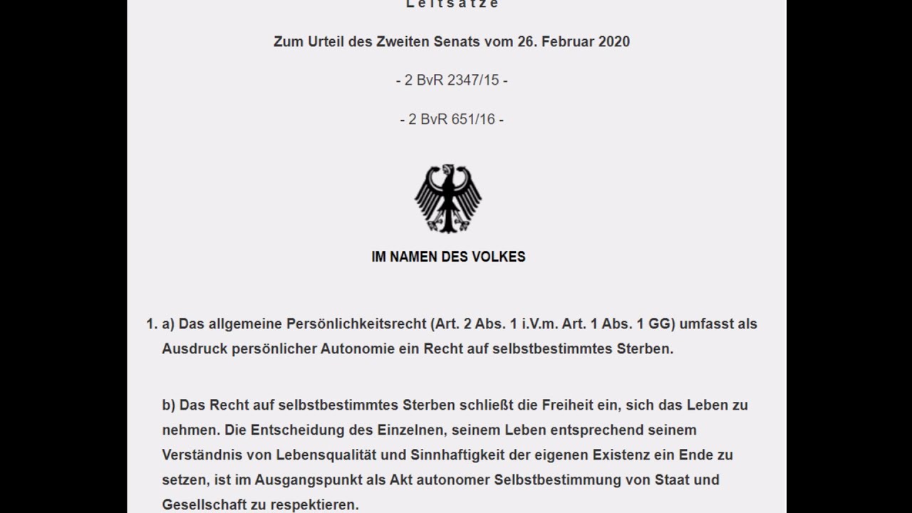 Ethikrat berät zur Sterbehilfe Interview mit Helmut Frister (RBB ...