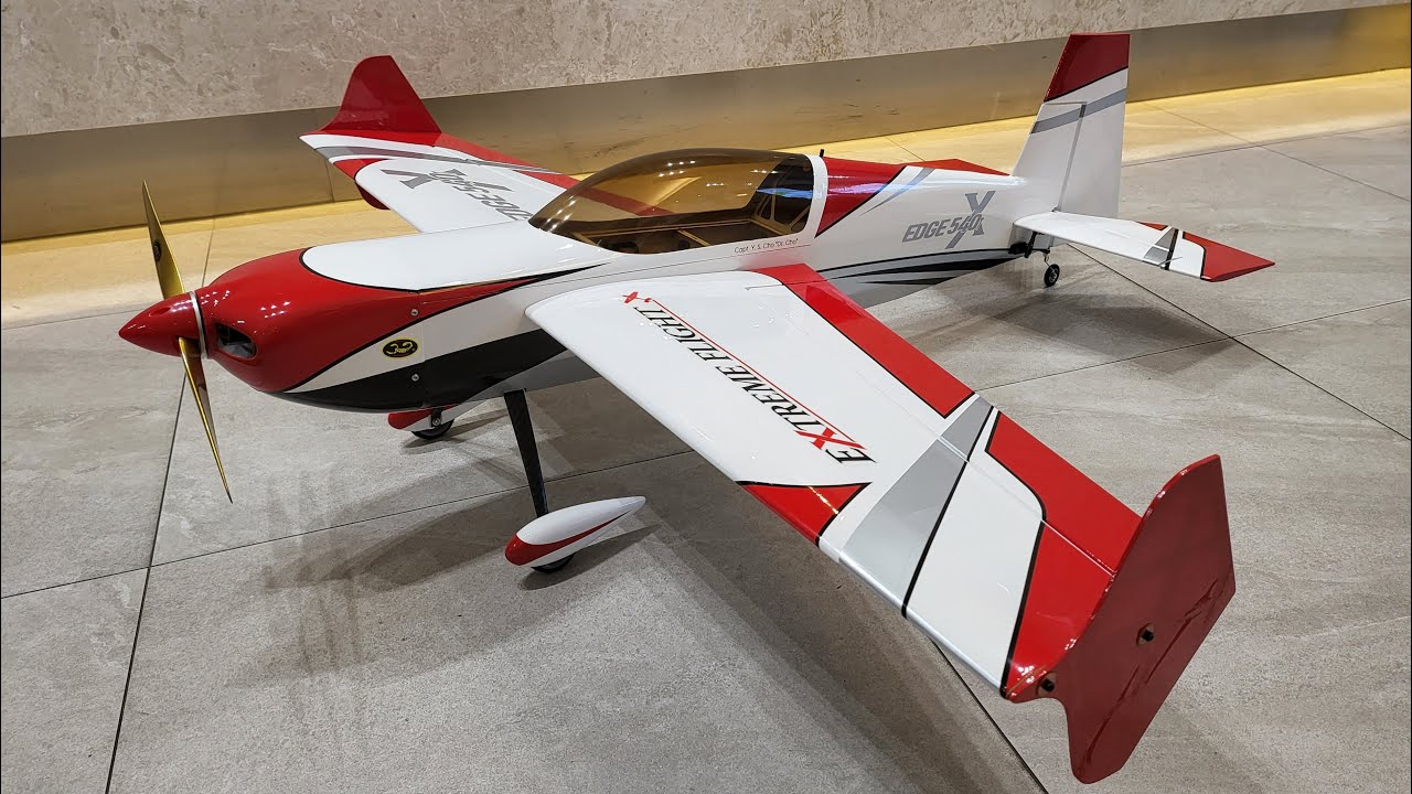 Extreme Flight Edge 540T 48" - Maiden Flight - YouTube