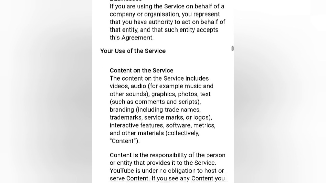 YouTube Terms of Service | December 10 2019 - YouTube