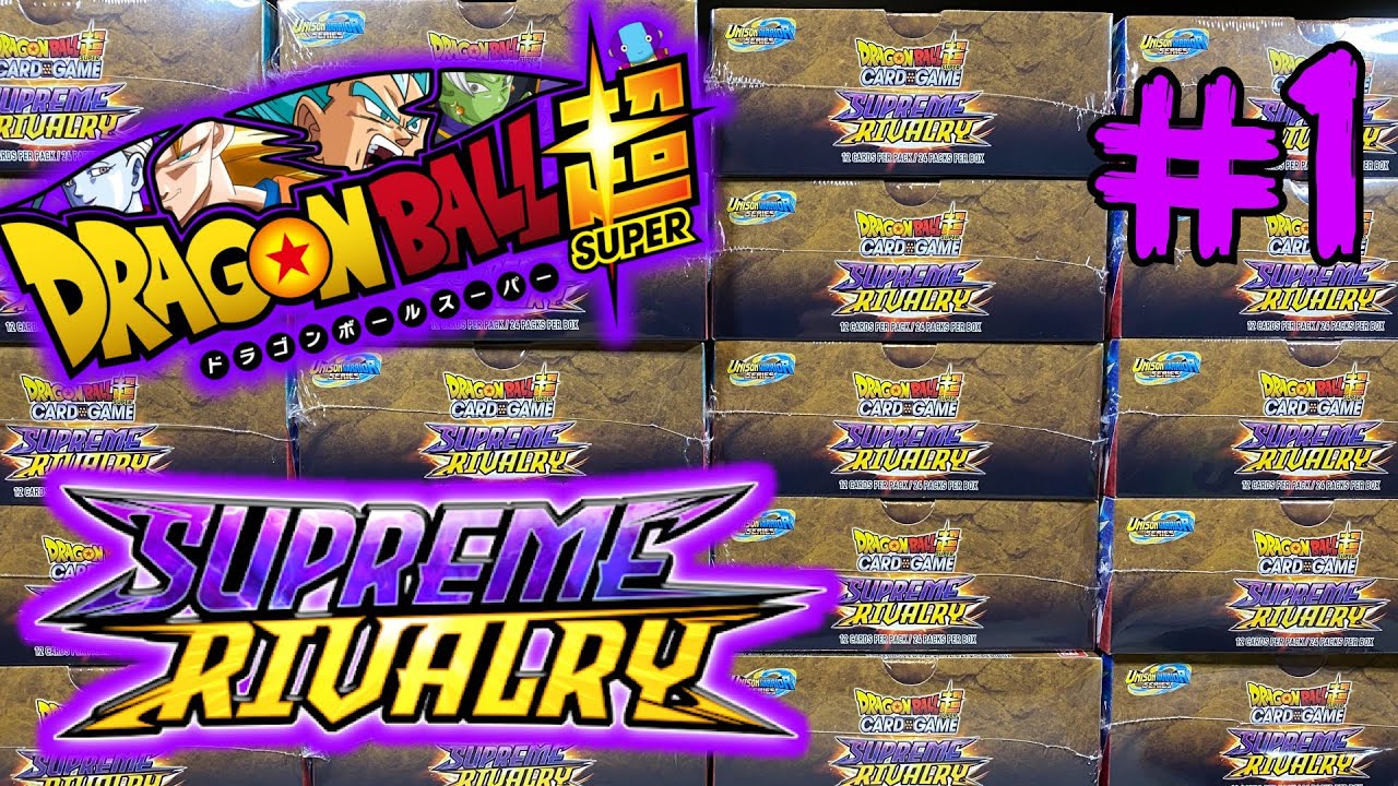 Dragon Ball Super Card Game Supreme Rivalry Booster Box #1 - YouTube