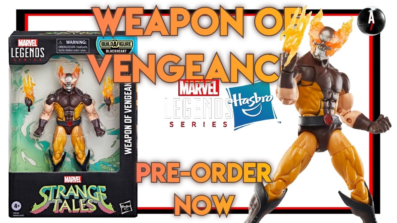 Hasbro Marvel Legends Strange Tales WEAPON OF VENGEANCE BAF Black Heart ...