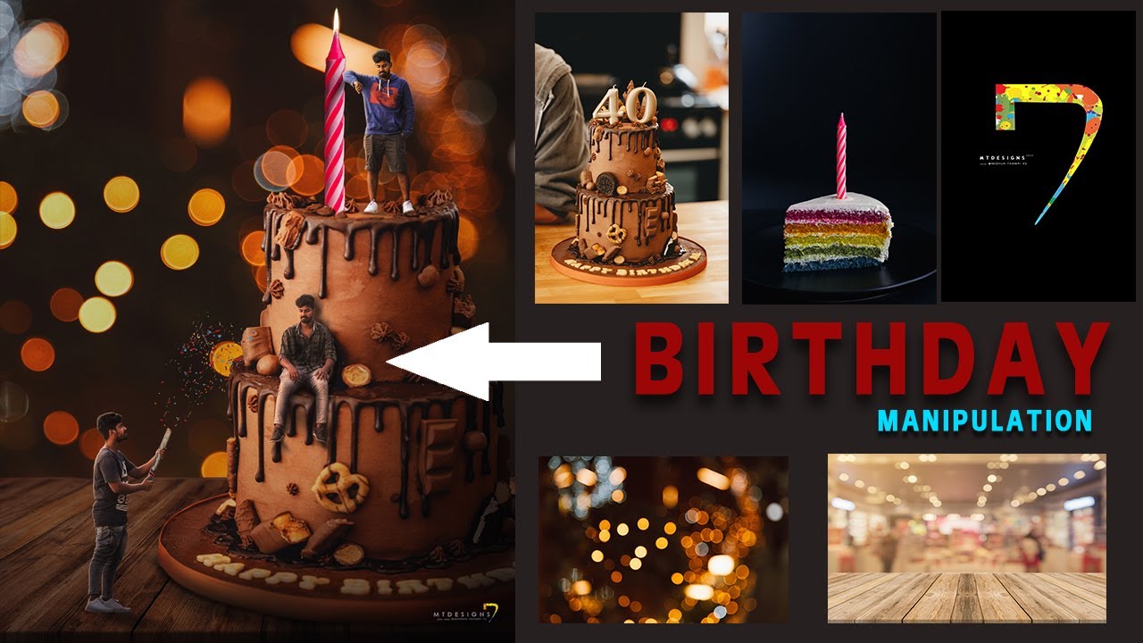 BIRTHDAY SPECIAL PHOTOSHOP MANIPULATION TUTORIAL | M T D E S I G N S ...