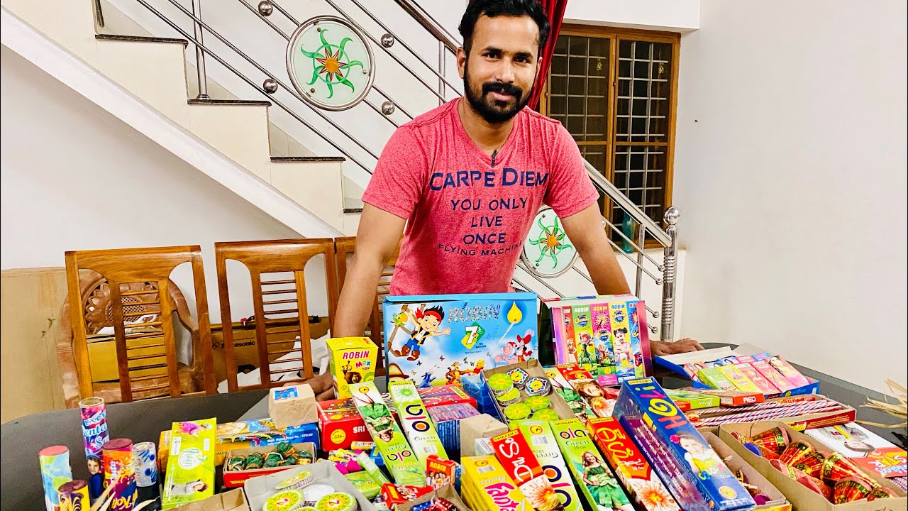 വിഷു പടക്കം unboxing | Vishu crackers unboxing - YouTube