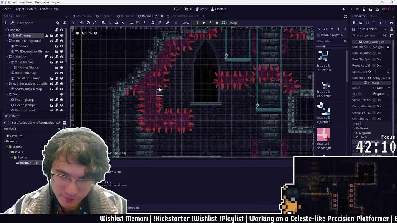 🔴 Making a Precision platformer in godot | gamedev - YouTube